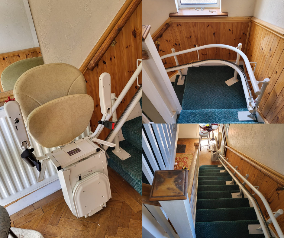 Curved Chair Lift (Platinum) - Stairlifts Plus Ireland